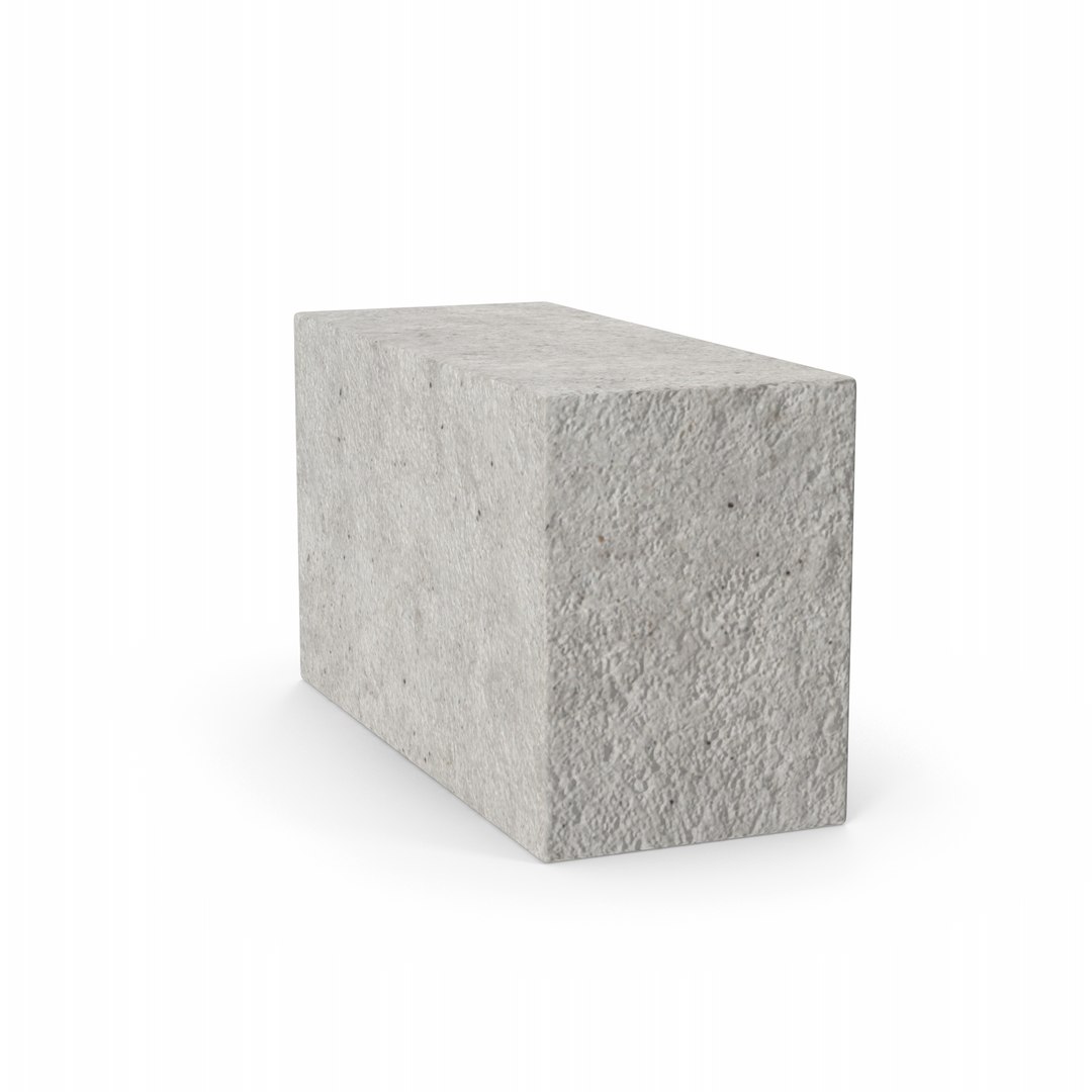 Concrete Block 3D Model - TurboSquid 2140935