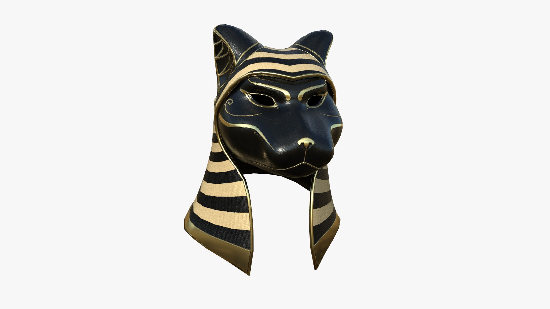 Bastet Mask A01 - Egyptian Gods Character Clothing Model - TurboSquid ...