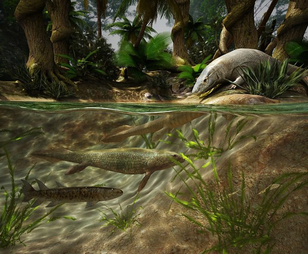 evolution scene 3d model