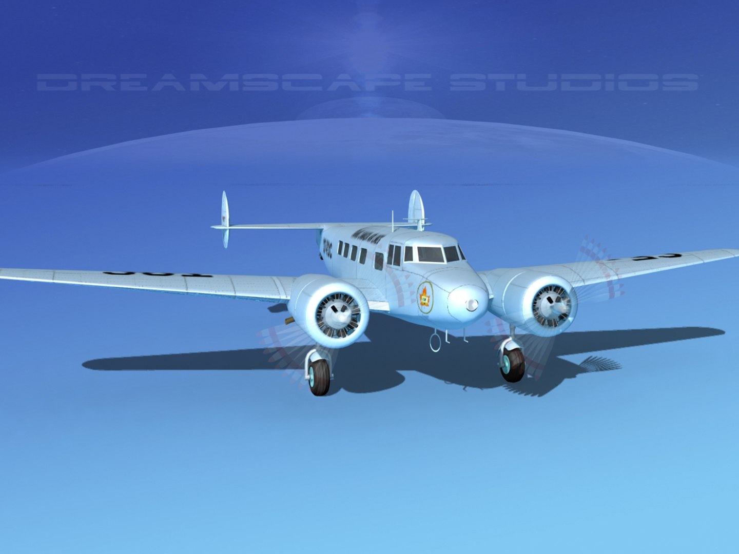 3d Model Of Propellers Lockheed L10 Electra