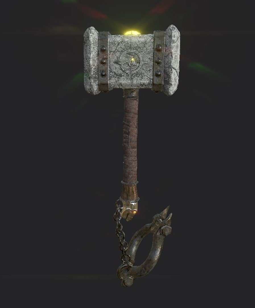 3D Doomhammer Model - TurboSquid 1424005
