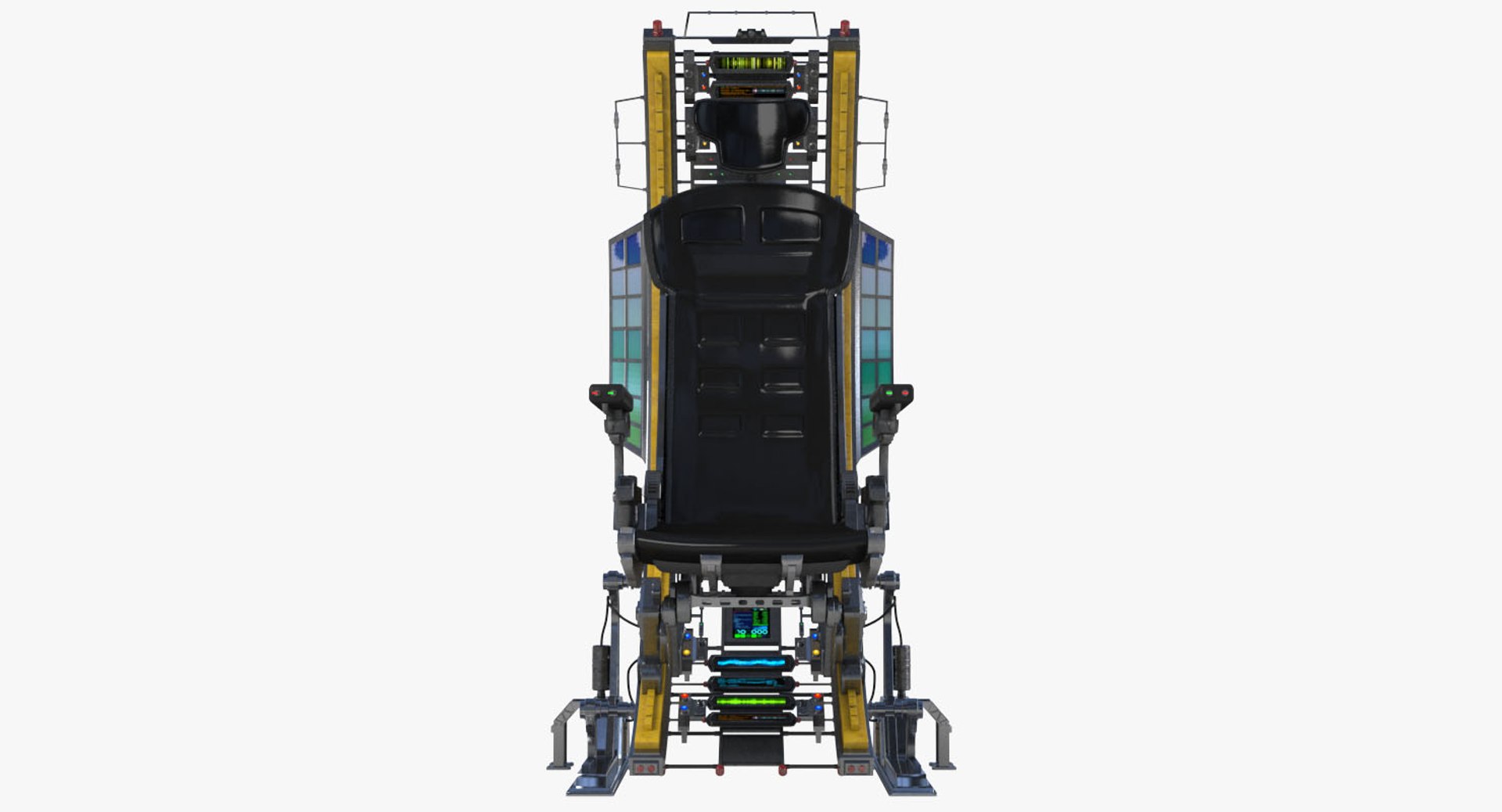 Science Fiction Futuristic Chair 3D Model - TurboSquid 1296602