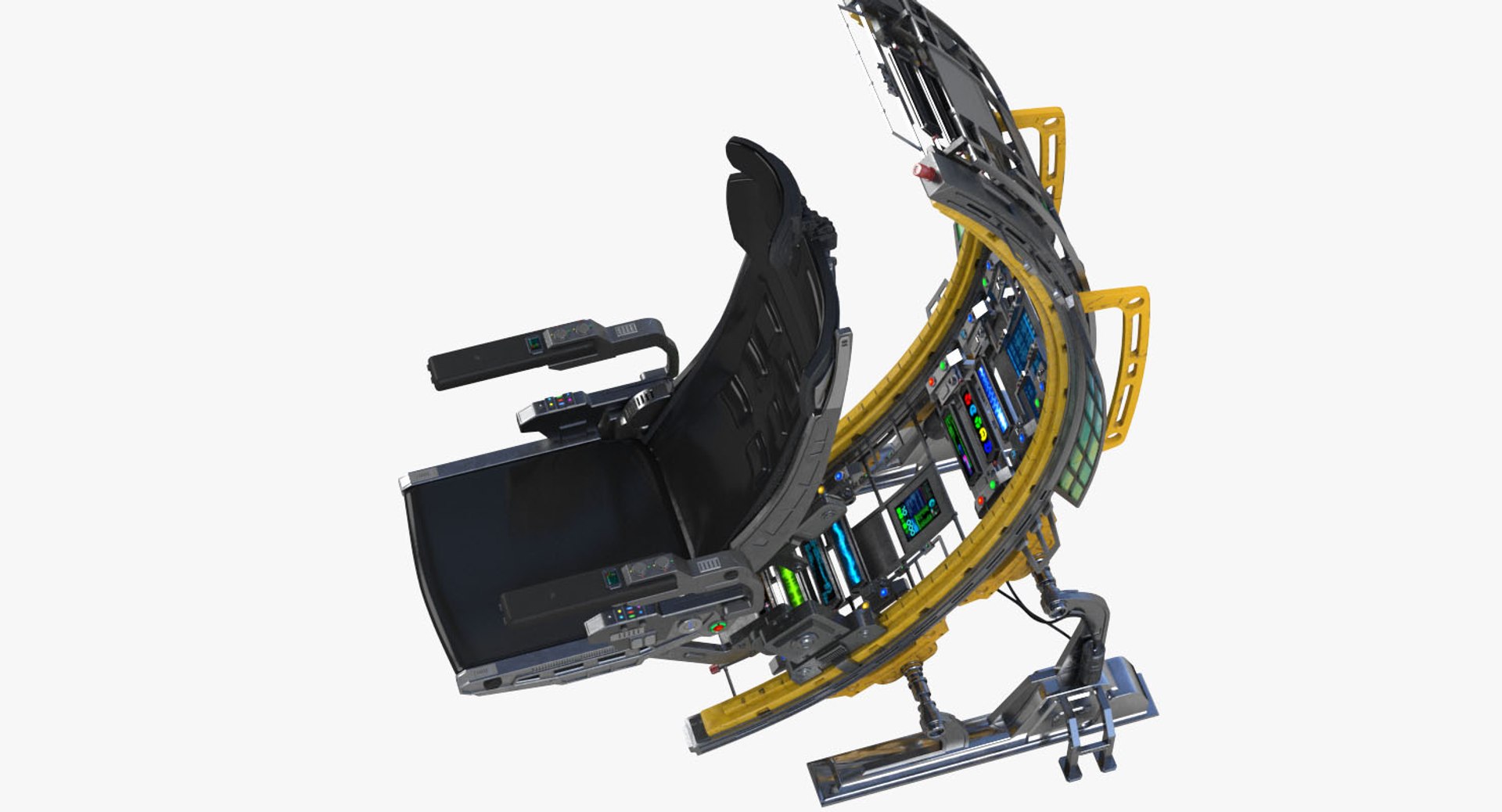 Science Fiction Futuristic Chair 3D Model - TurboSquid 1296602