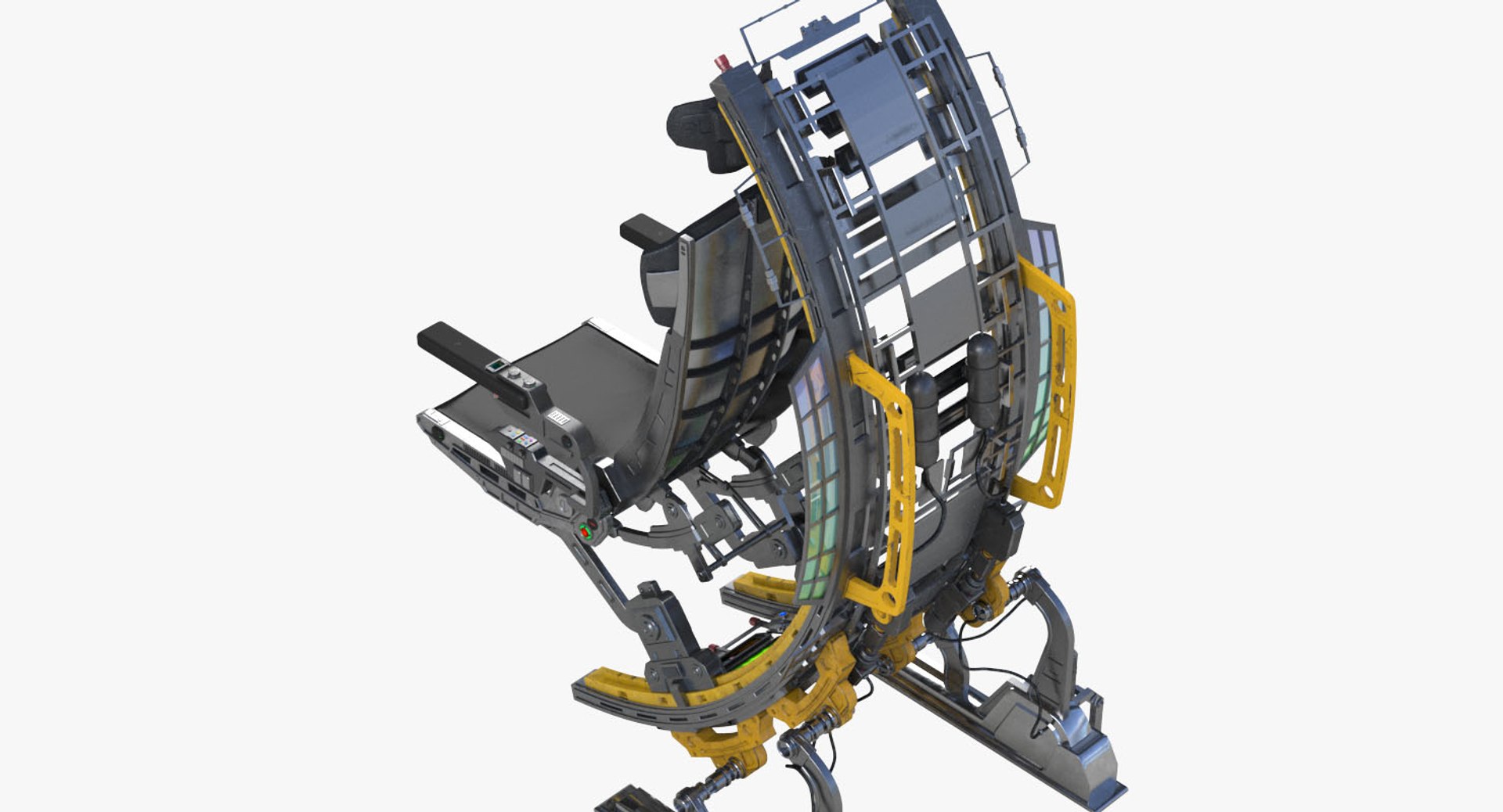 Science Fiction Futuristic Chair 3D Model - TurboSquid 1296602