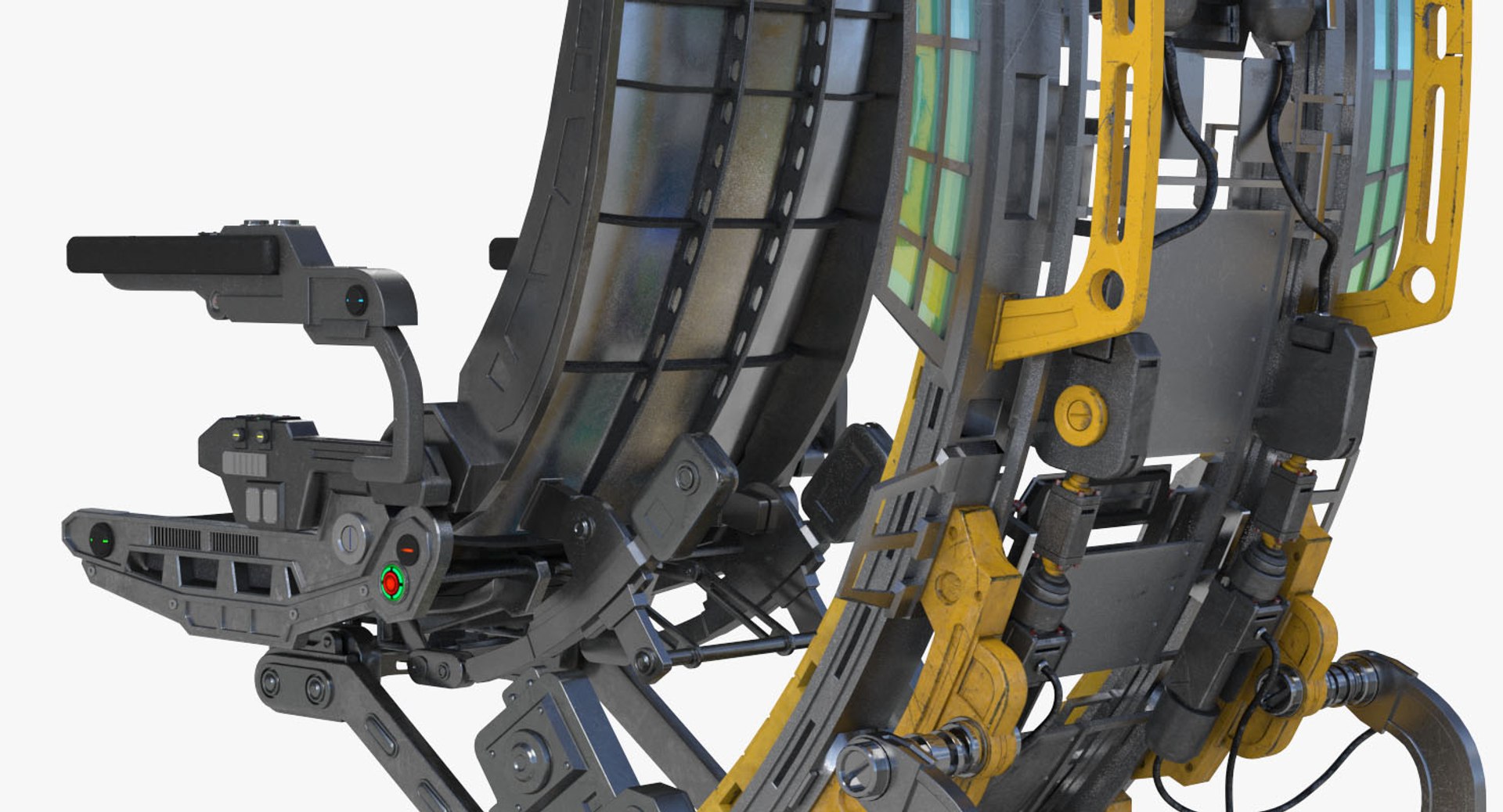 Science Fiction Futuristic Chair 3D Model - TurboSquid 1296602