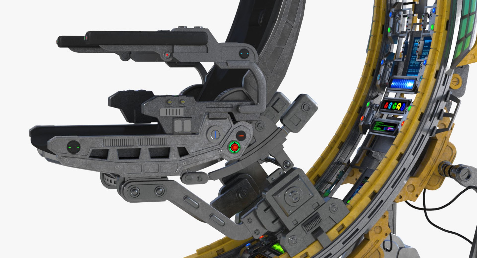 Science Fiction Futuristic Chair 3D Model - TurboSquid 1296602