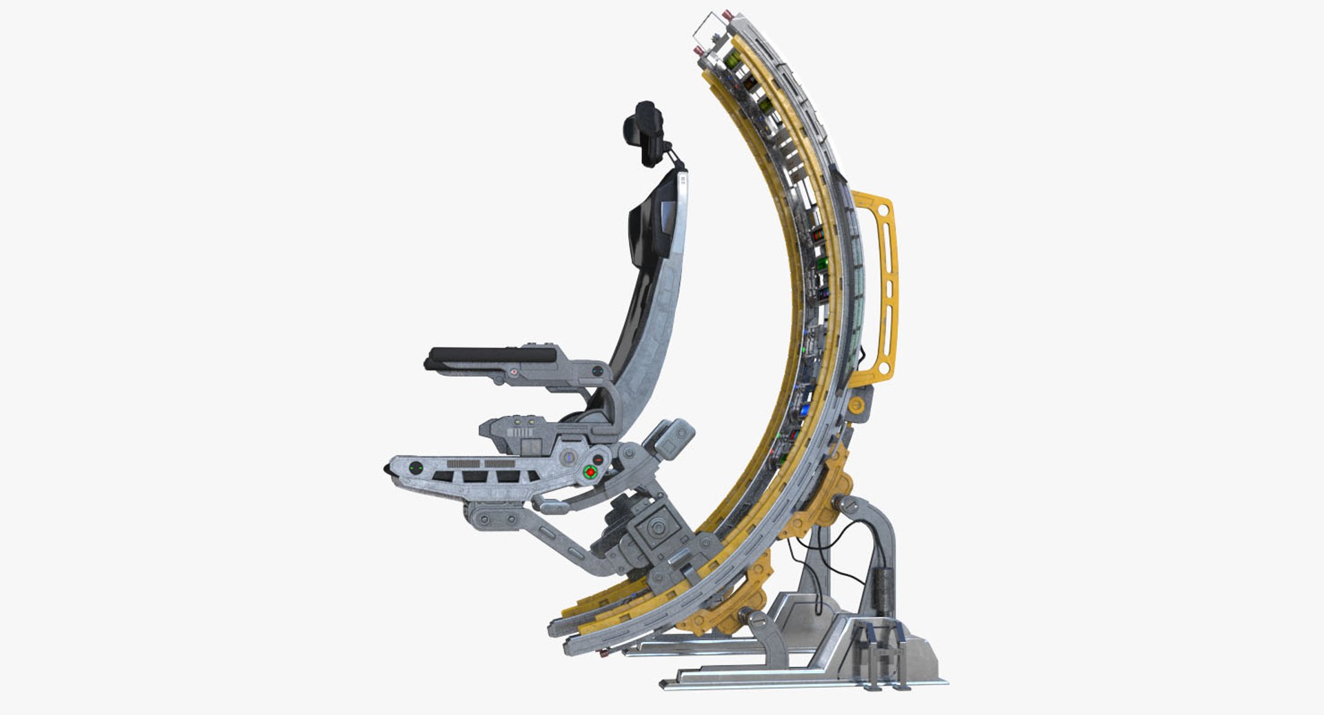 Science Fiction Futuristic Chair 3D Model - TurboSquid 1296602