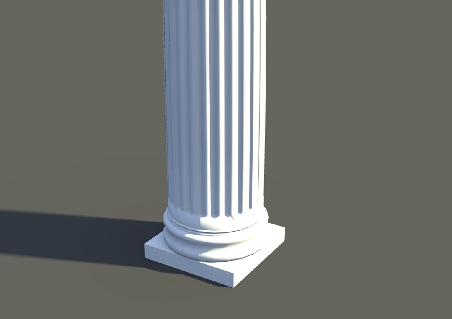 3d Corinthian Column Model