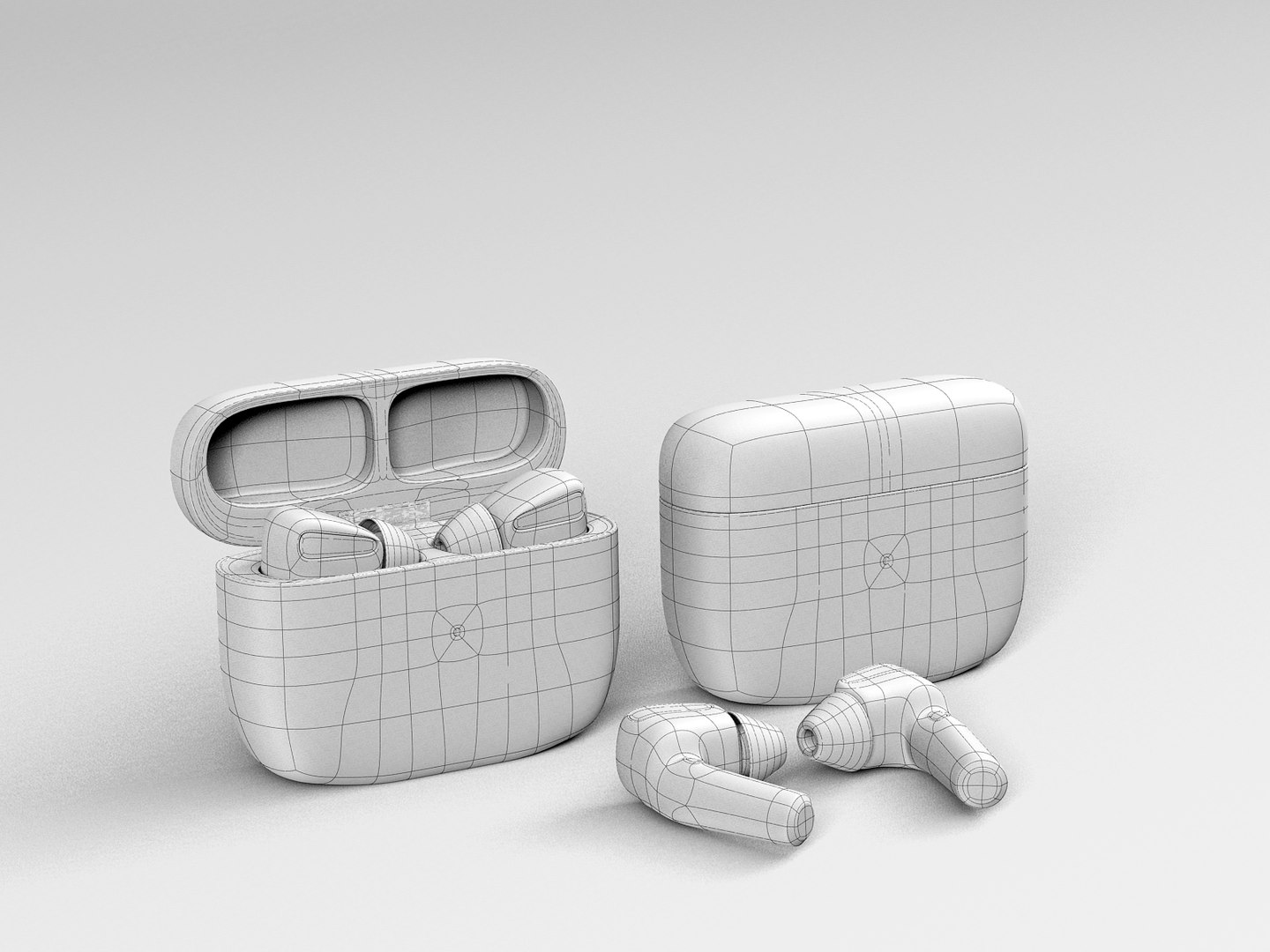 Headphones tws 3D model - TurboSquid 1490297