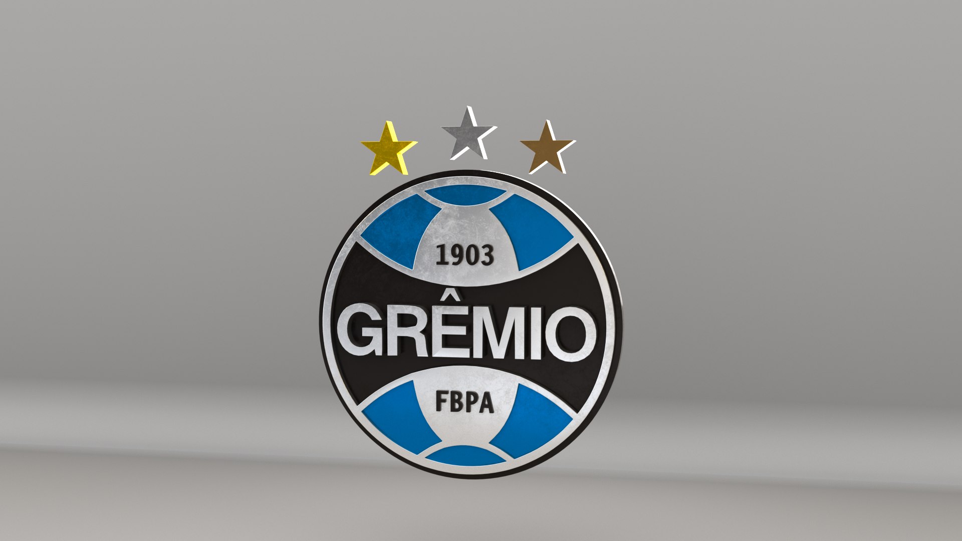 Gremio Foot-Ball Porto Alegrense Brazil Logo 3D Model - TurboSquid 2311111