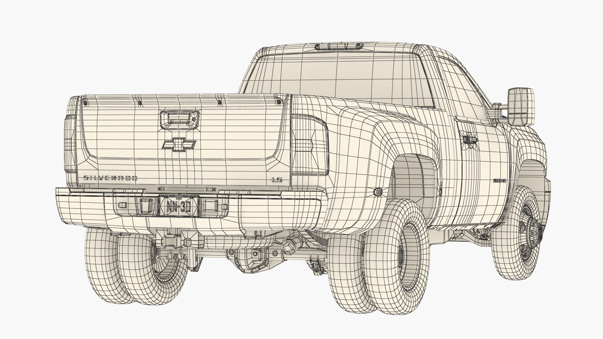 dually truck coloring pages