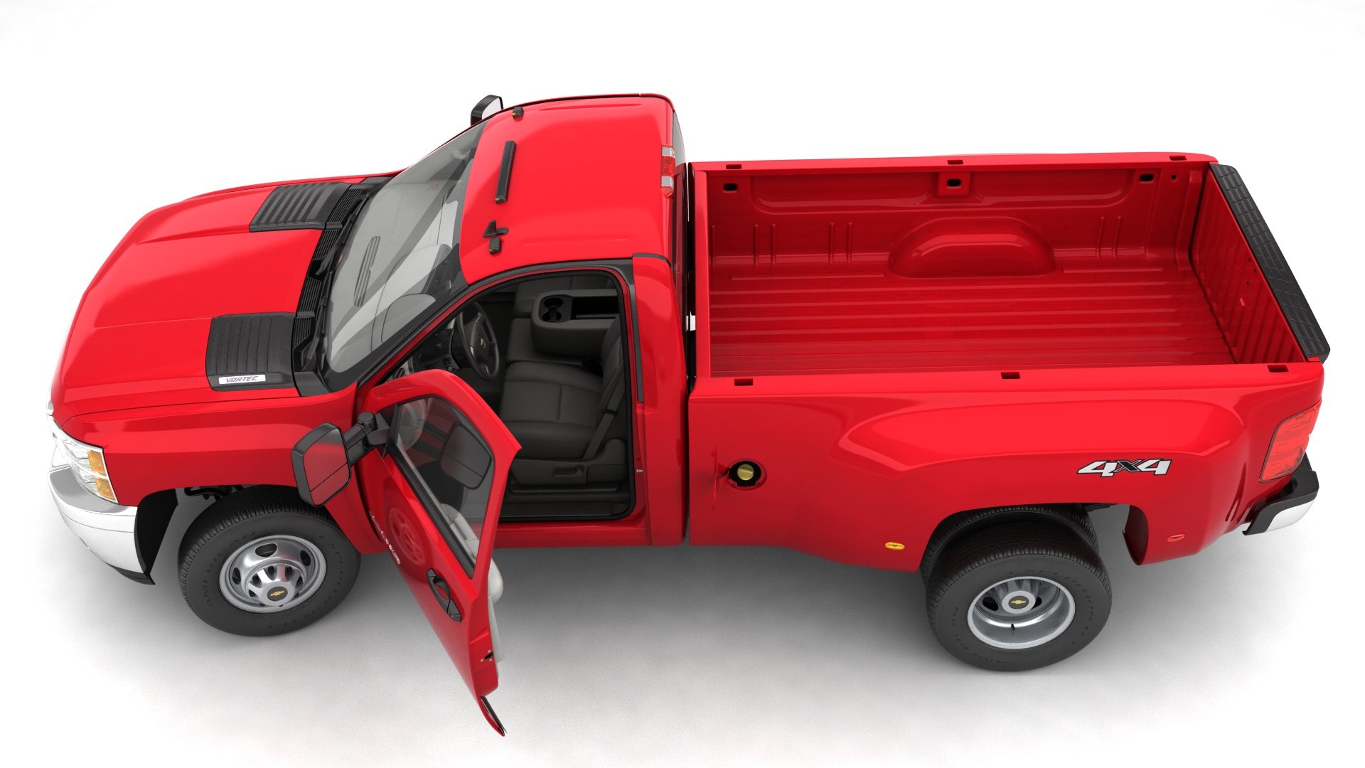3D model dually pickup truck - TurboSquid 1619463