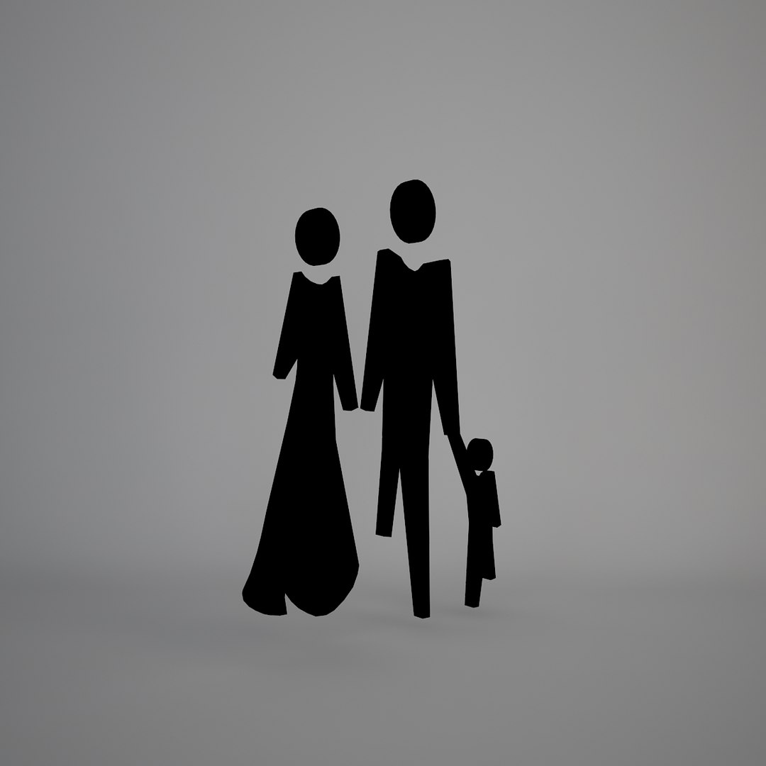 Simple woman man model - TurboSquid 1503028