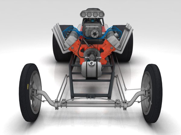 slingshot dragster hemi drag 3d max