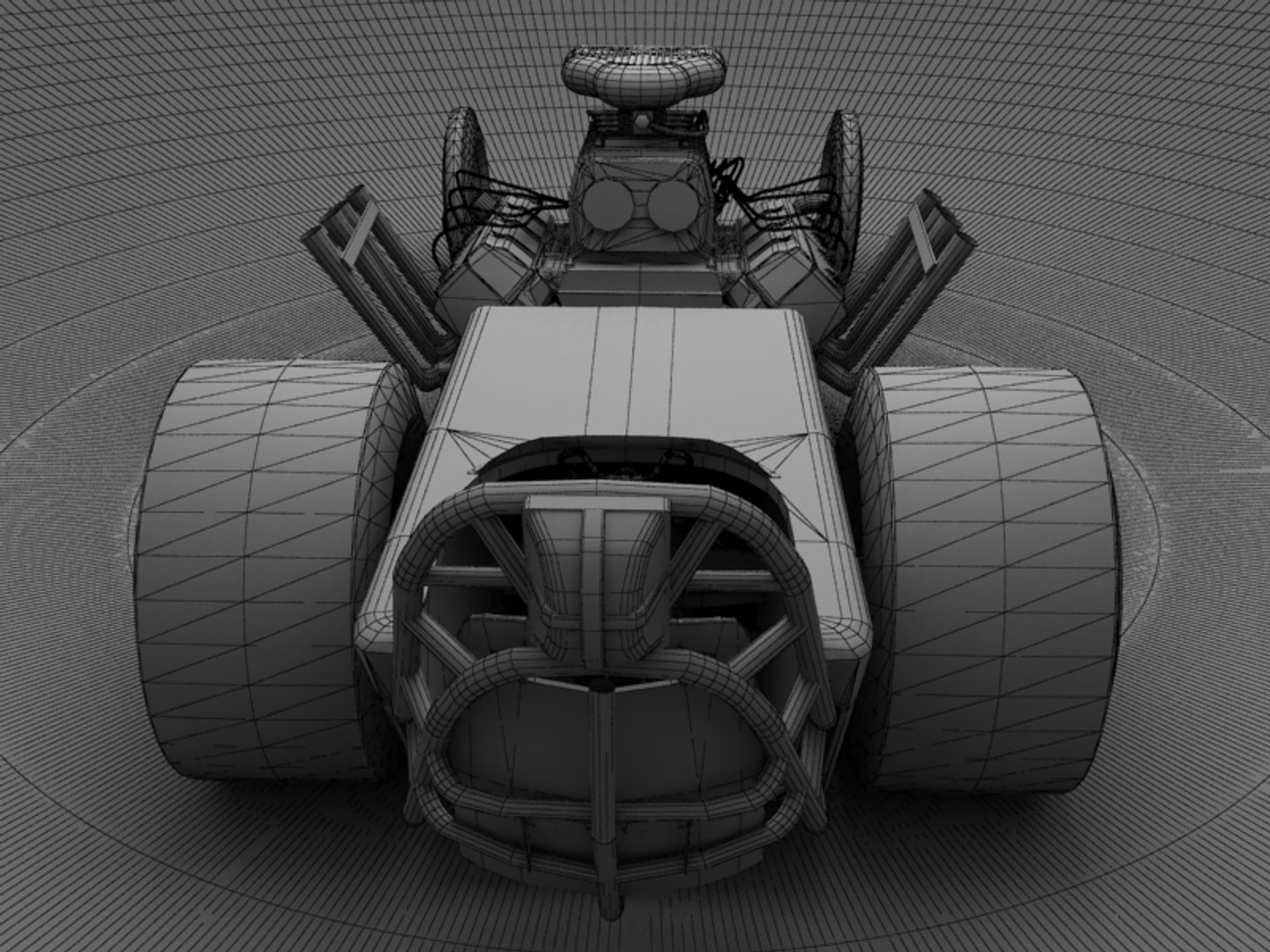 Slingshot Dragster Hemi Drag 3d Max