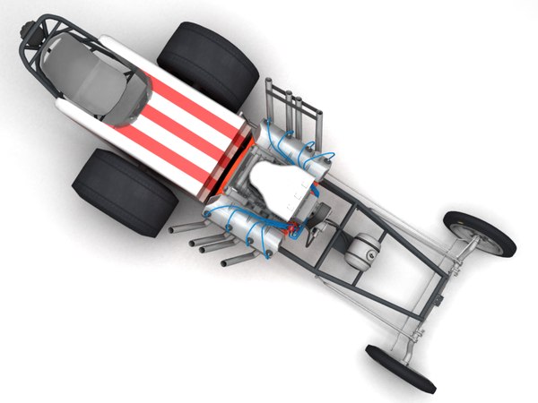 slingshot dragster hemi drag 3d max
