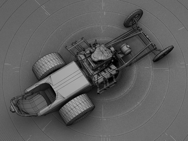 slingshot dragster hemi drag 3d max