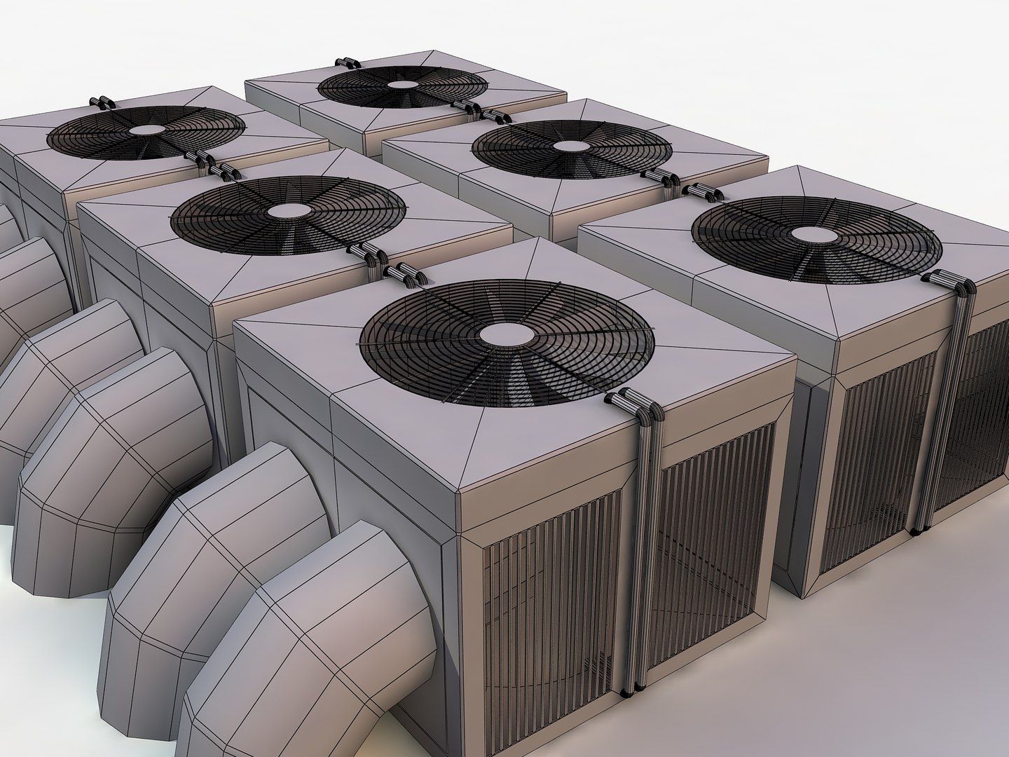 Cooler Ac Hvac 3d Model