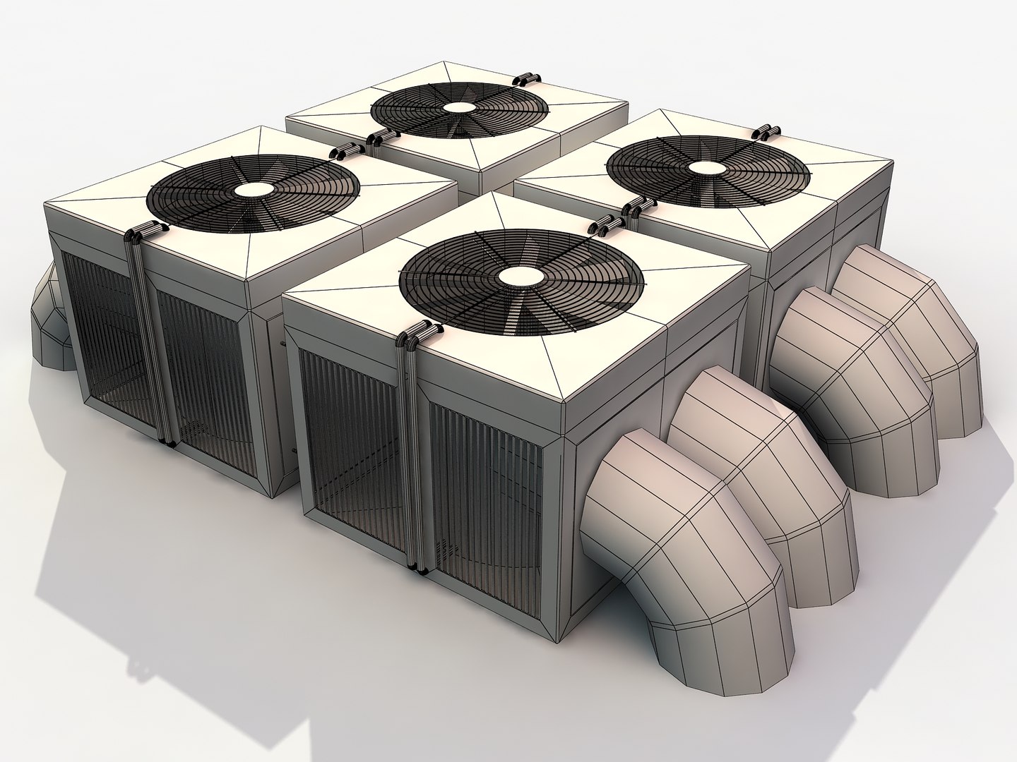 Cooler Ac Hvac 3d Model
