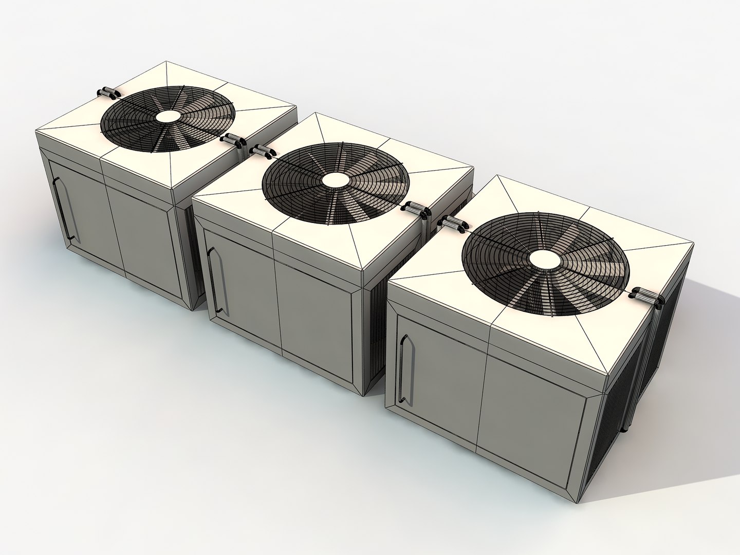 Cooler Ac Hvac 3d Model