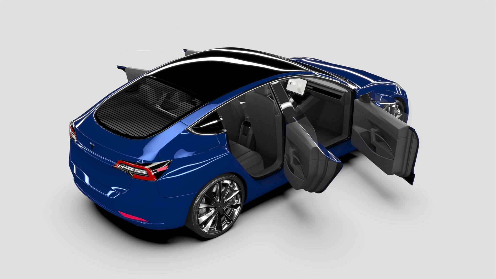 Tesla Model 3 3D Model - TurboSquid 2057090
