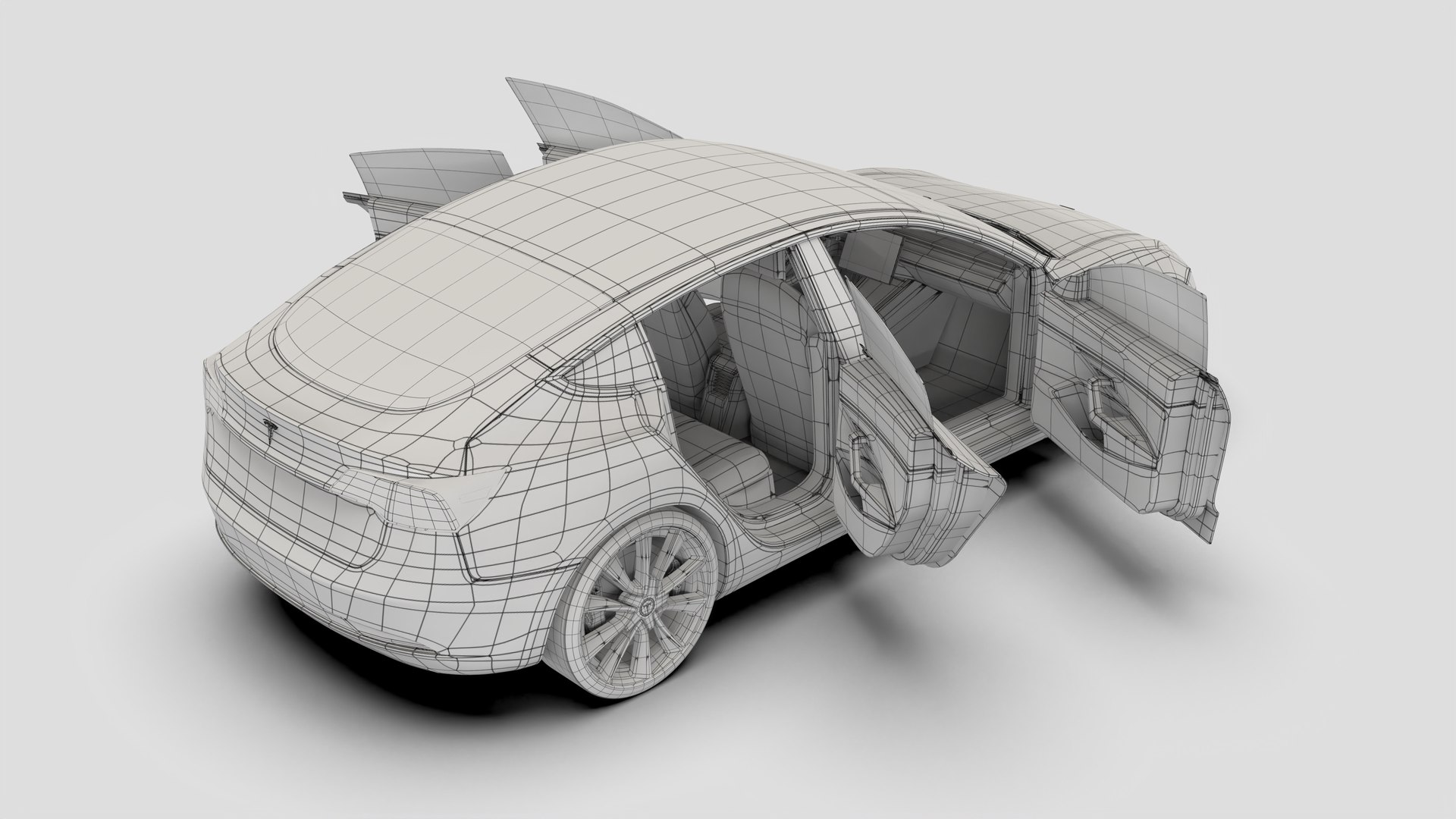 Tesla Model 3 3D Model - TurboSquid 2057090