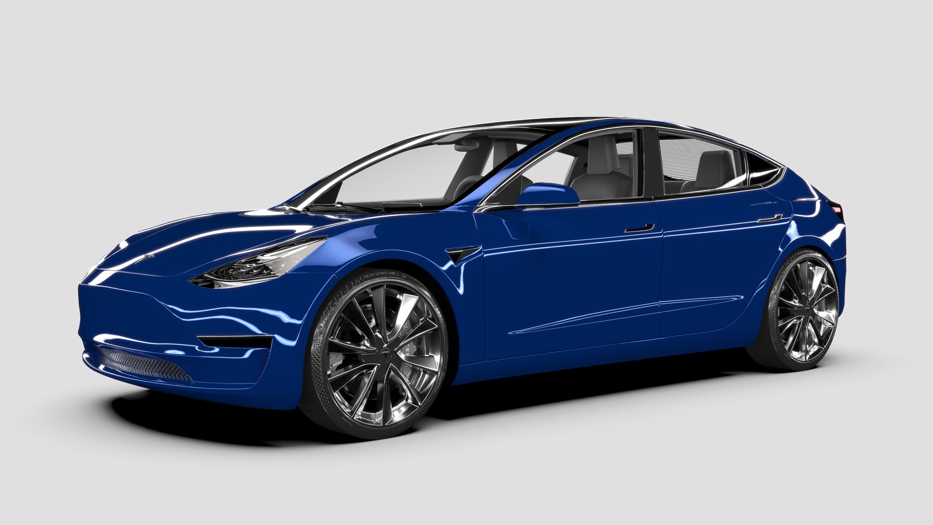 Tesla Model 3 3D Model - TurboSquid 2057090