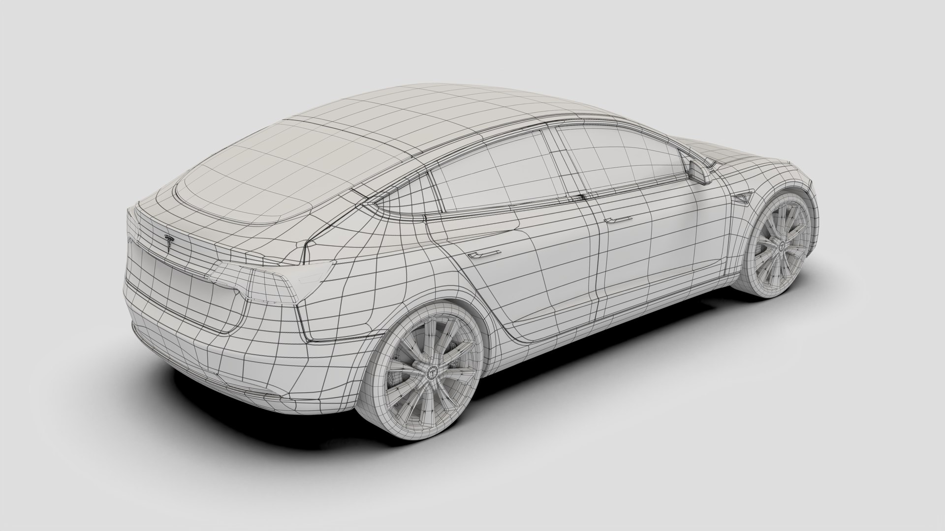 Tesla Model 3 3D Model - TurboSquid 2057090