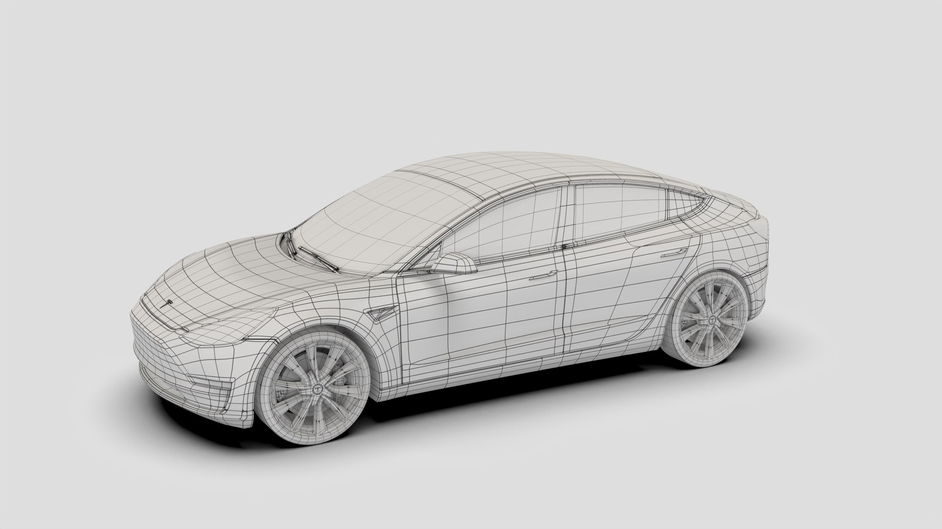 Tesla Model 3 3D Model - TurboSquid 2057090
