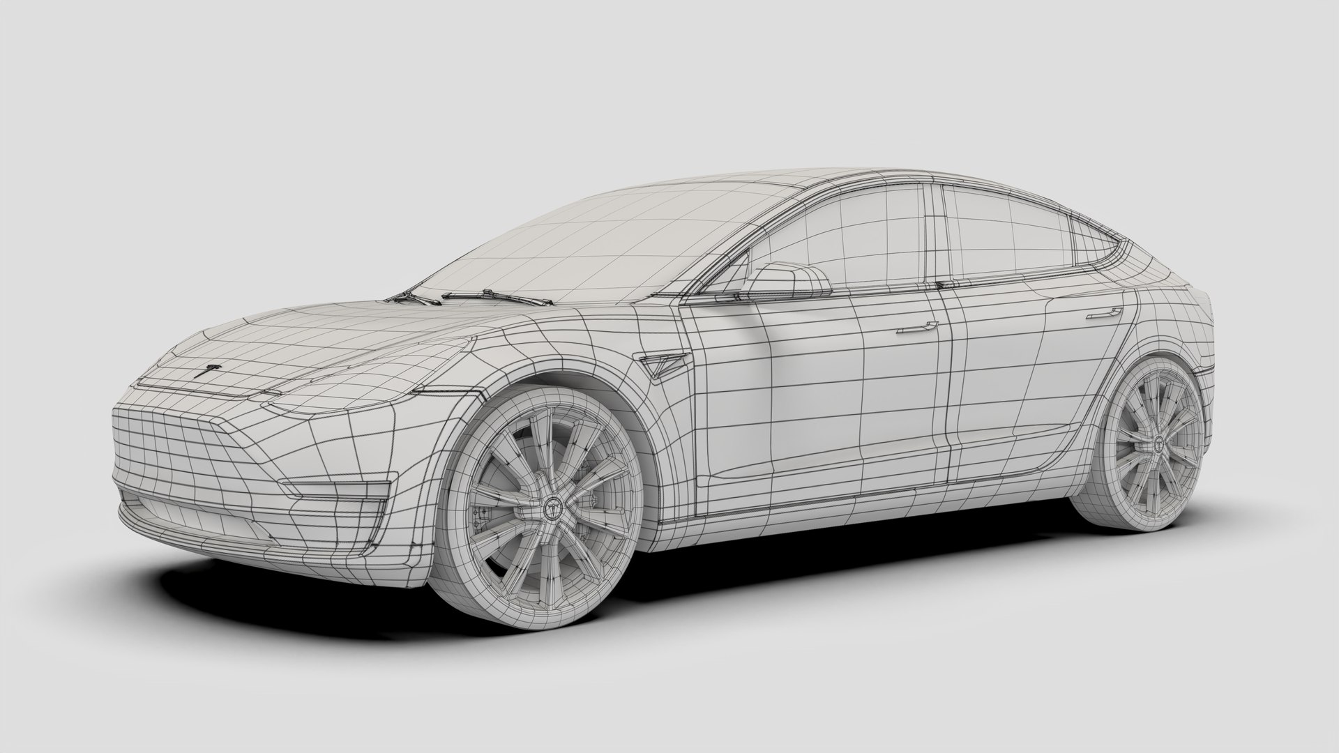 Tesla Model 3 3D Model - TurboSquid 2057090