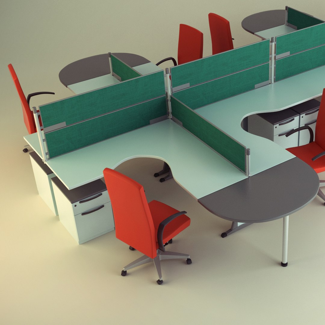 Obj Cubicle Workstation