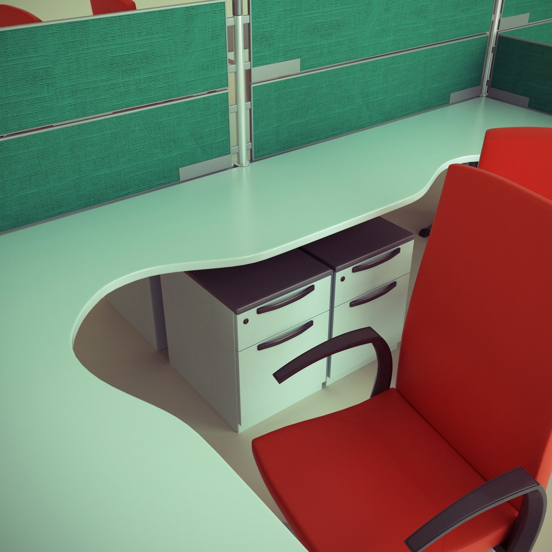 Obj Cubicle Workstation