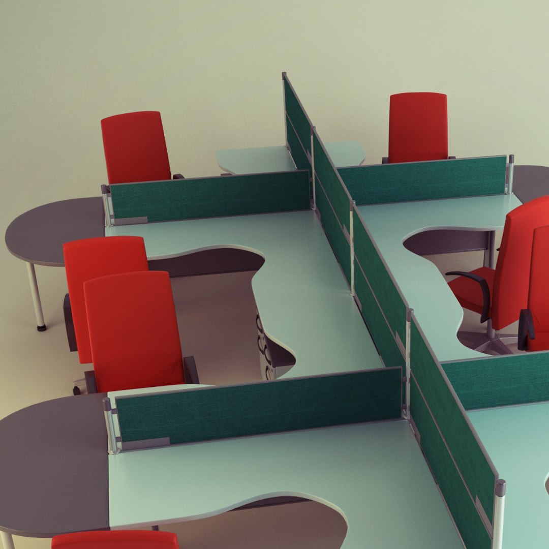 Obj Cubicle Workstation