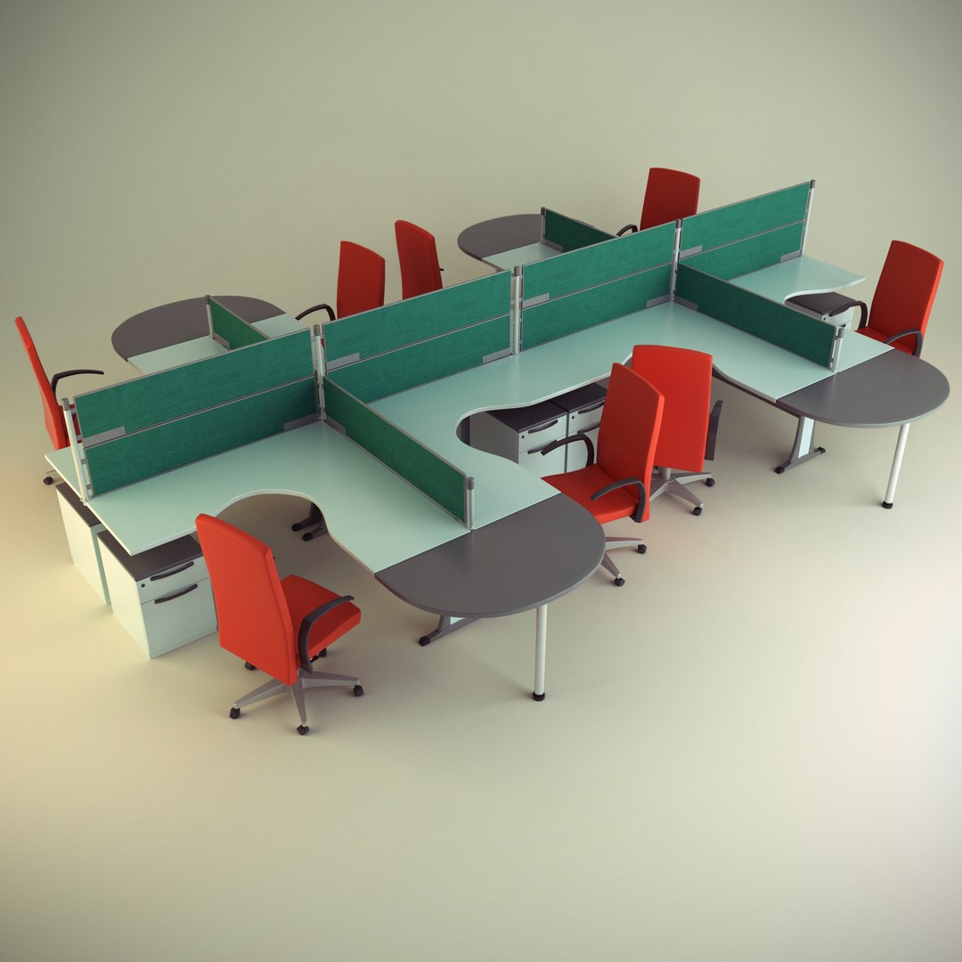 Obj Cubicle Workstation