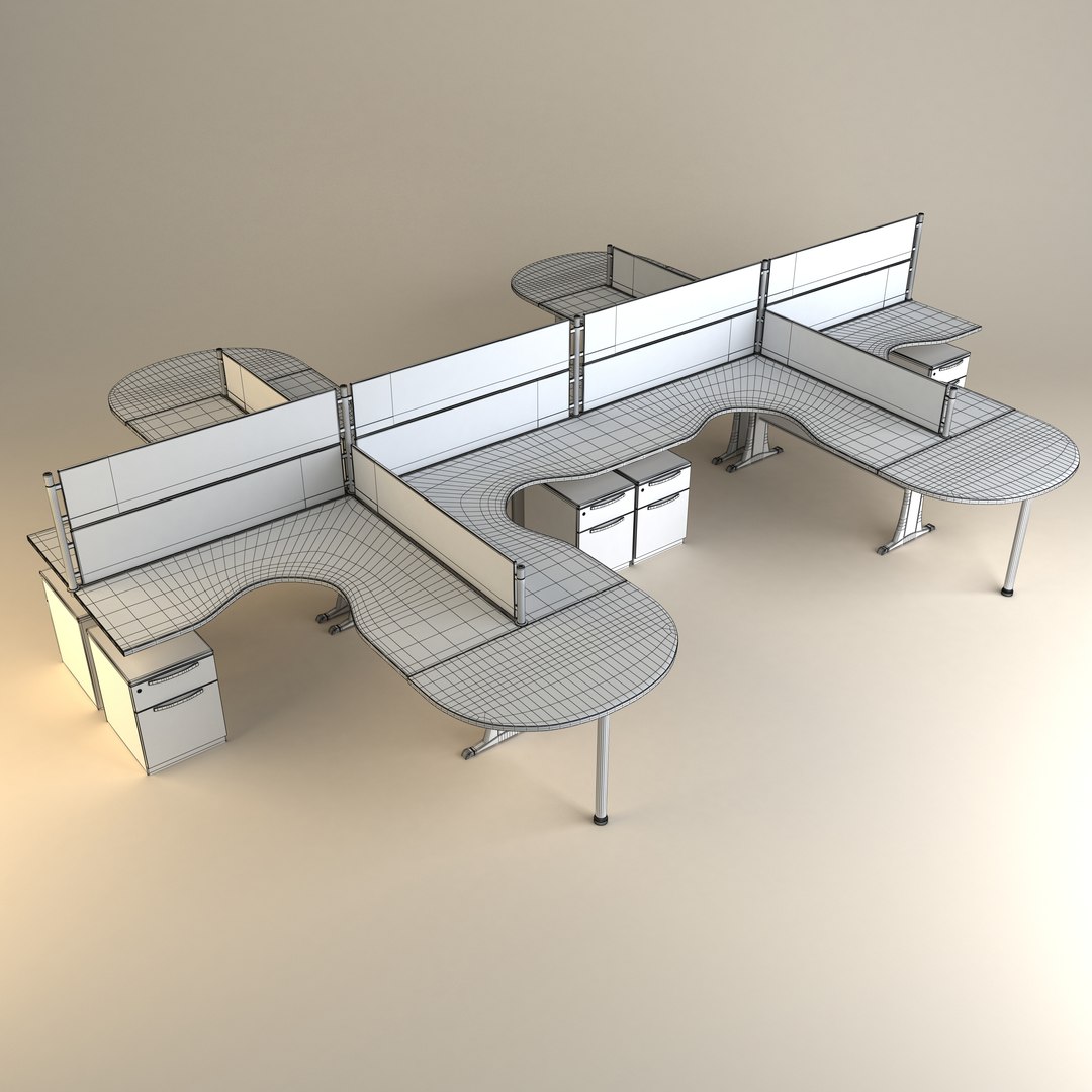 Obj Cubicle Workstation