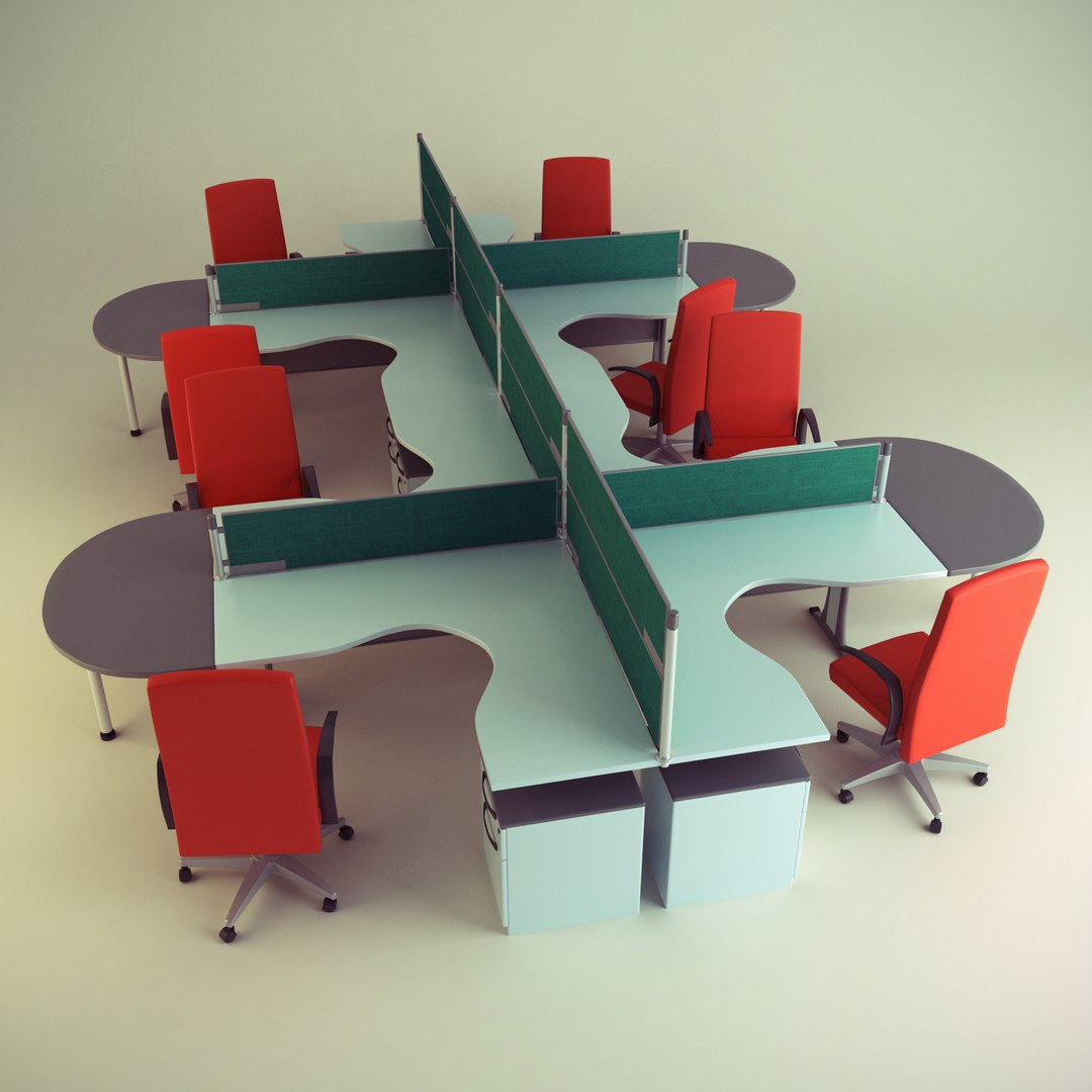 Obj Cubicle Workstation