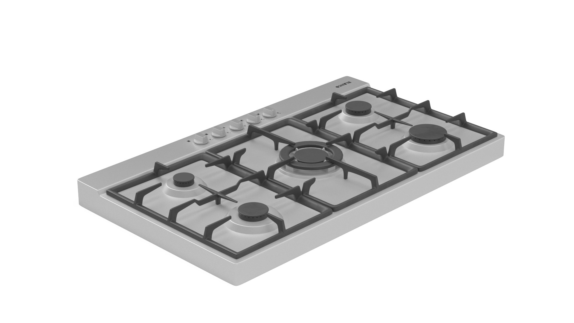 Blanco 90cm Natural Gas Cooktop BCG95X 3D Model - TurboSquid 2019616