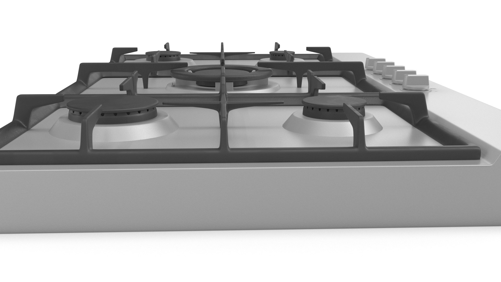 Blanco 90cm Natural Gas Cooktop BCG95X 3D Model - TurboSquid 2019616