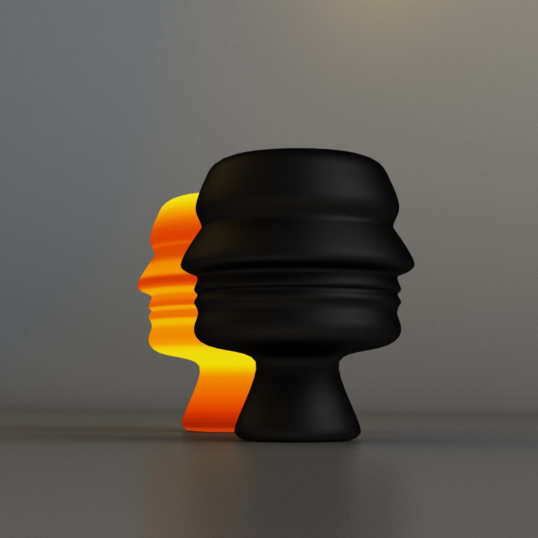 3d model of ego vase
