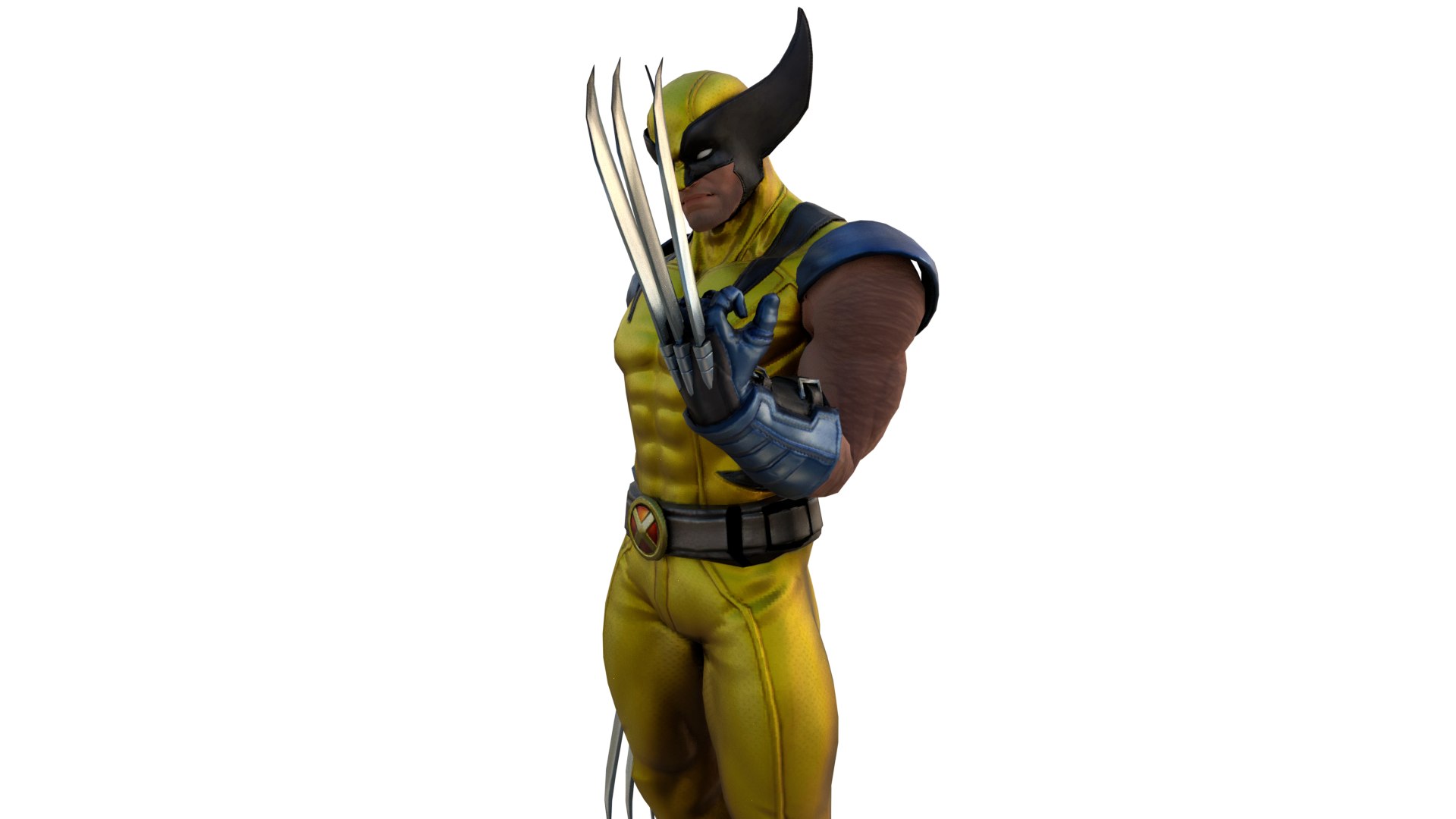 Wolverine 3D Model Rigged And Game Ready 3D - TurboSquid 2316505