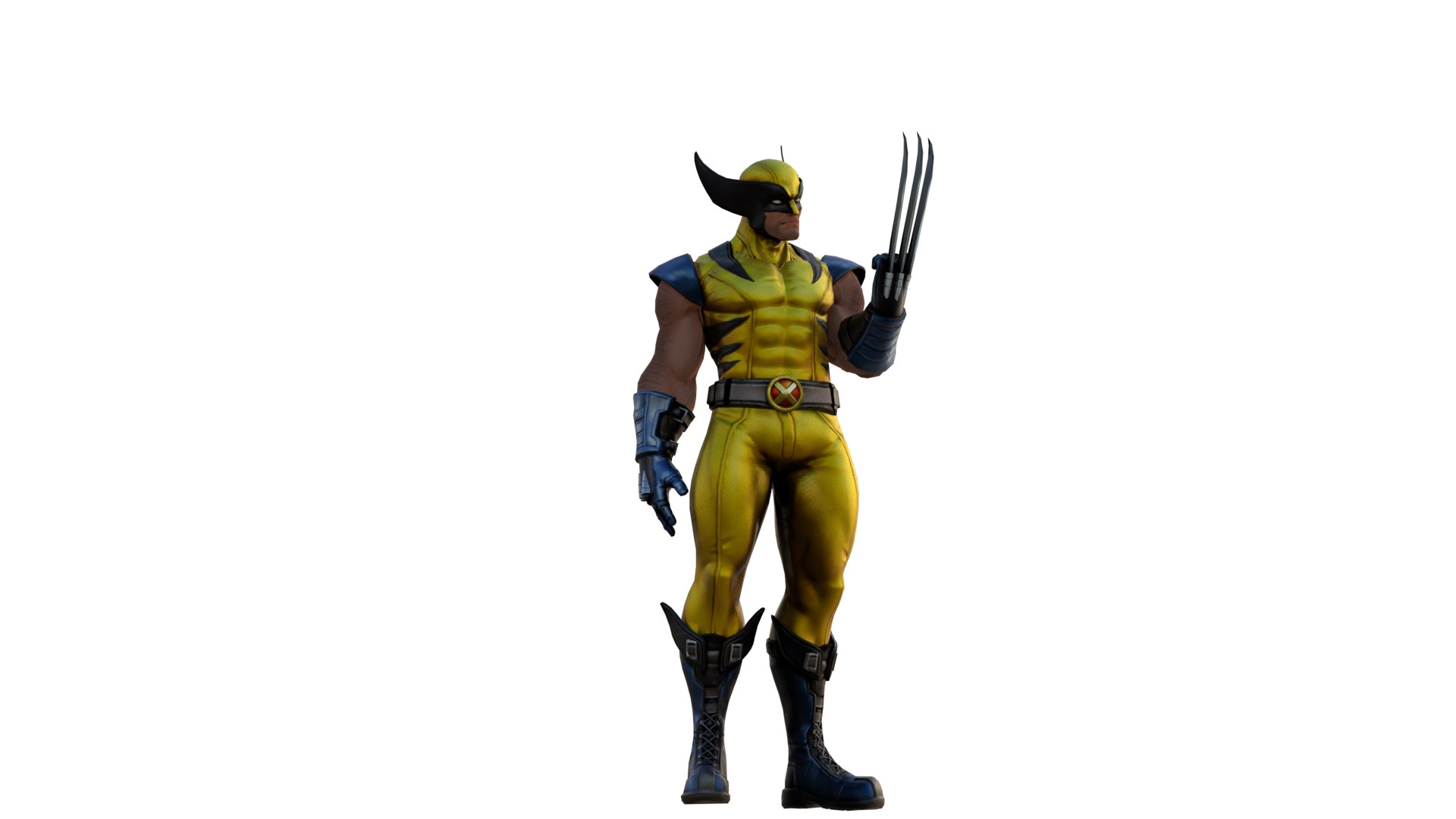 Wolverine 3D Model Rigged And Game Ready 3D - TurboSquid 2316505
