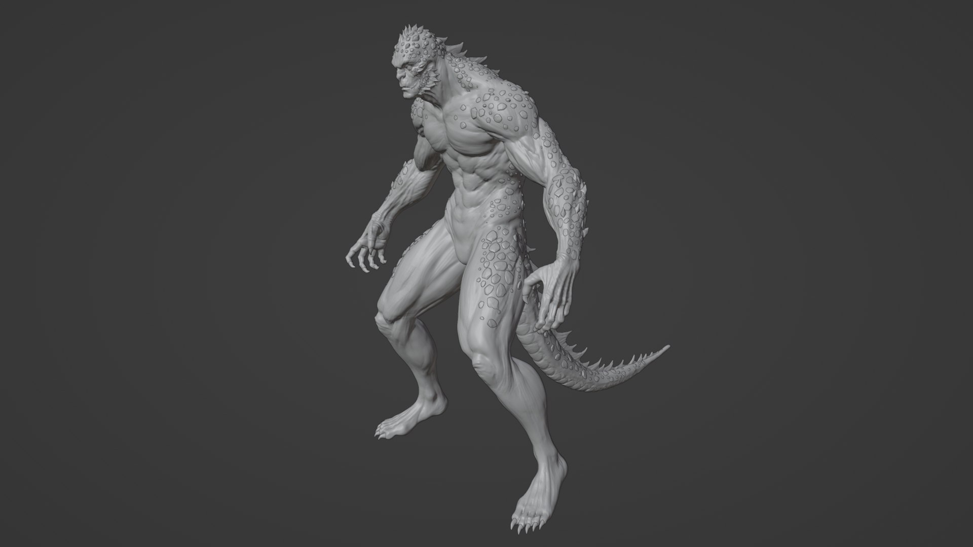 3D Lizard Creature Sculpt - TurboSquid 2085868
