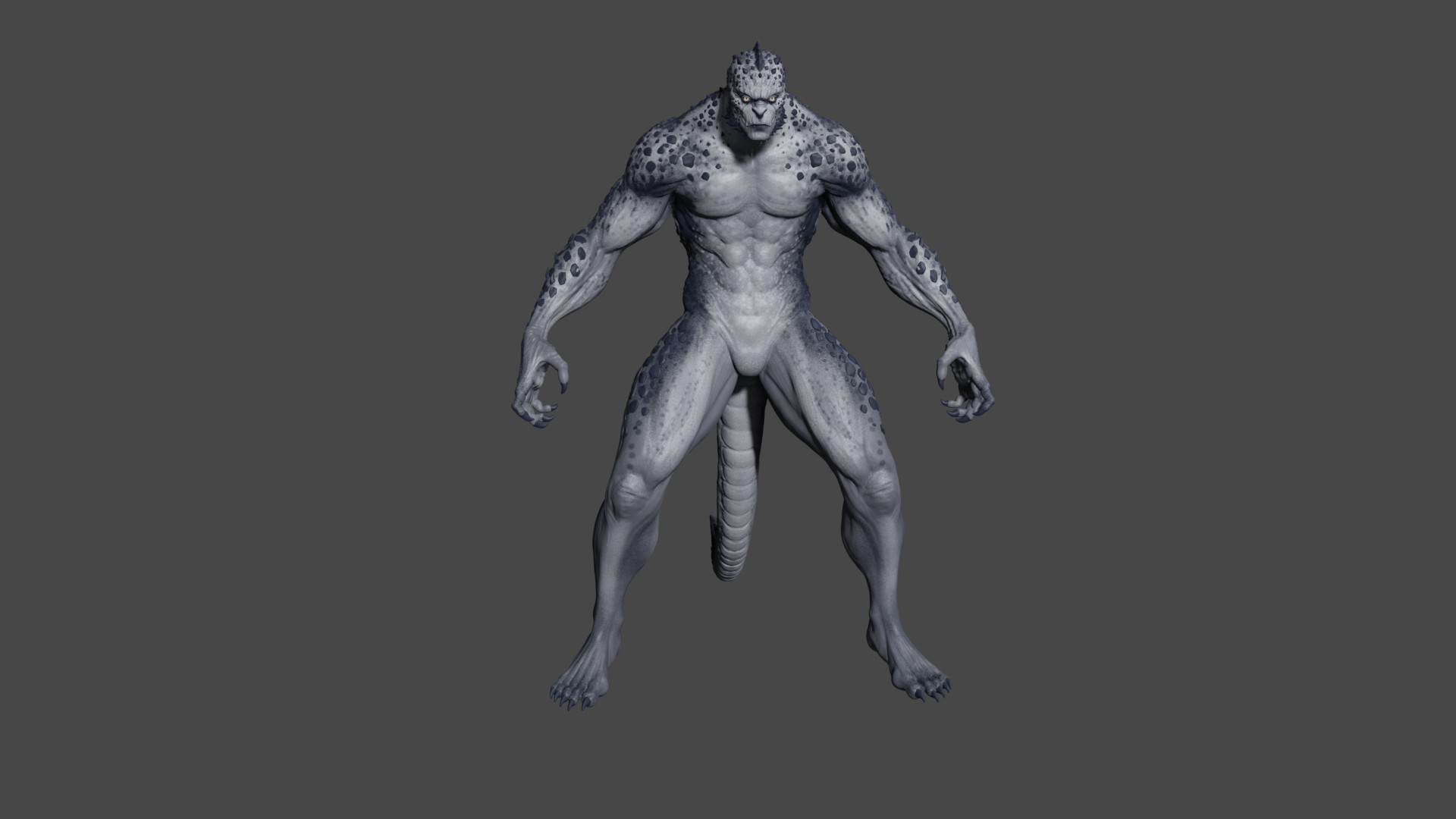 3D Lizard Creature Sculpt - TurboSquid 2085868