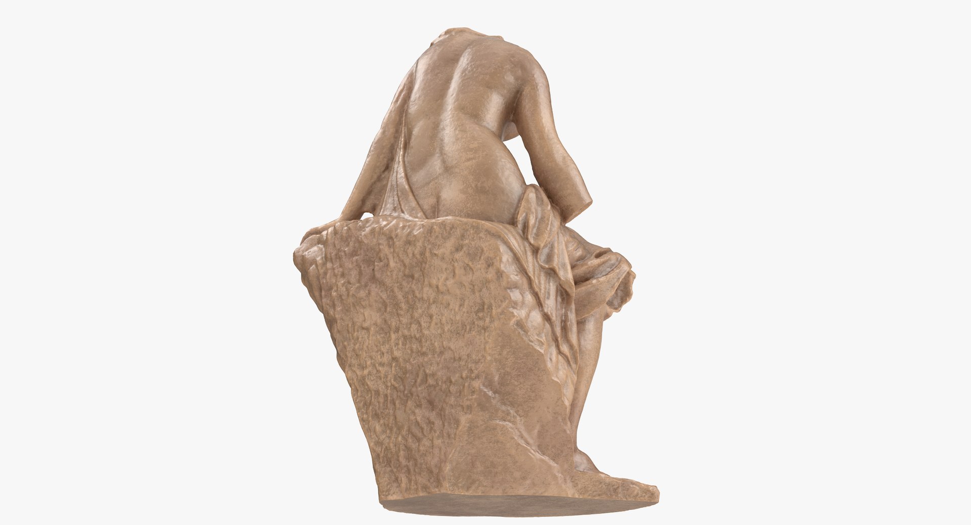 Seated Nymph Statue Model - TurboSquid 1291777