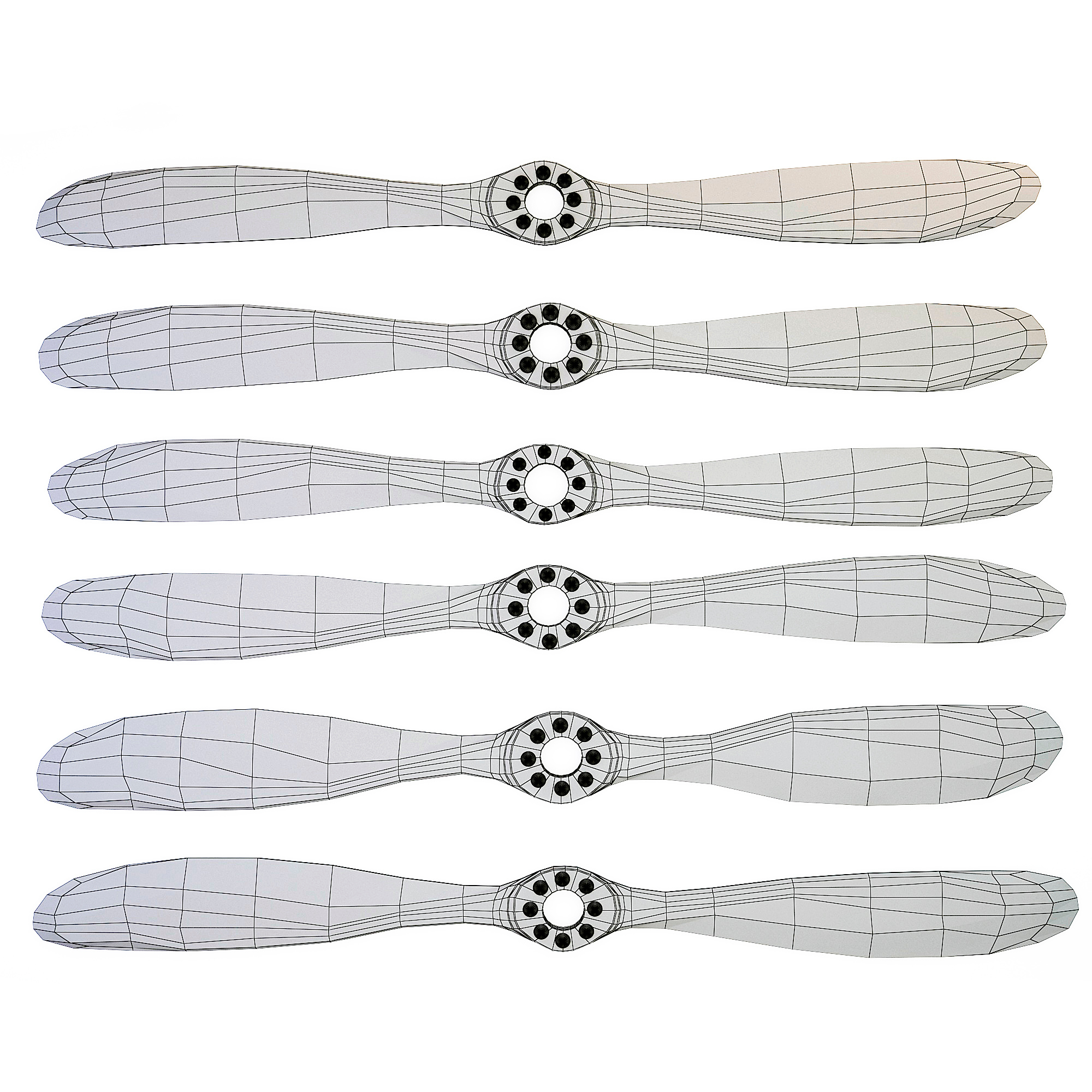 Airplane propeller model - TurboSquid 1369644