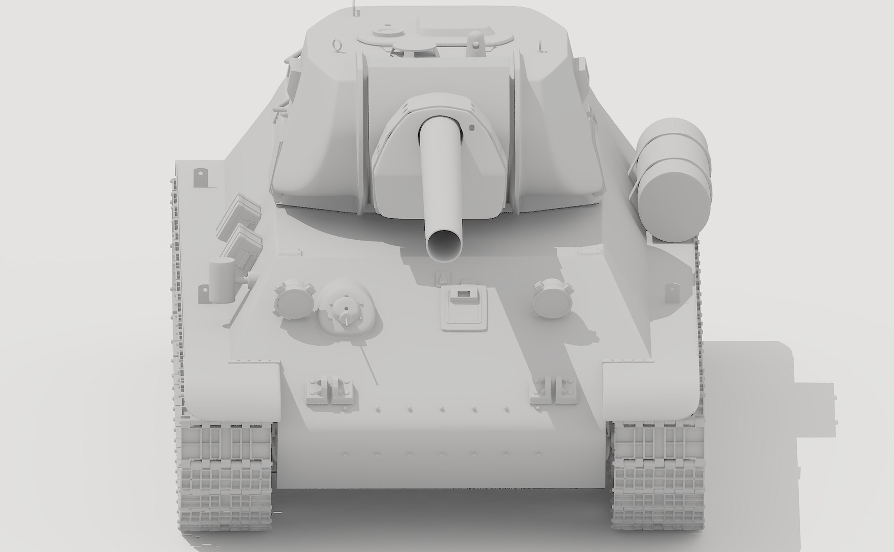 T34-57 Tank 3d Model
