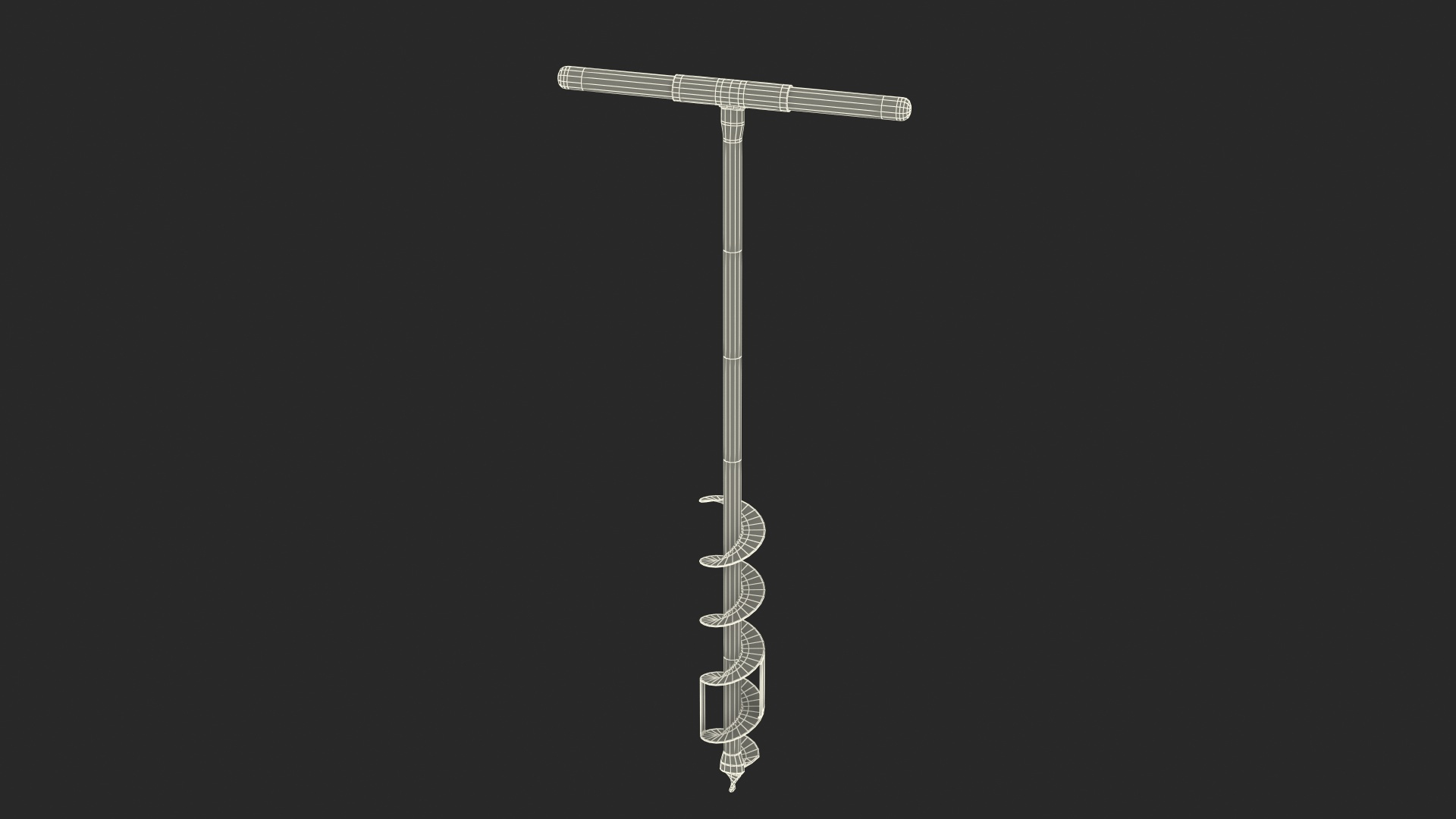 Steel Hand Drill 3D - TurboSquid 1919712