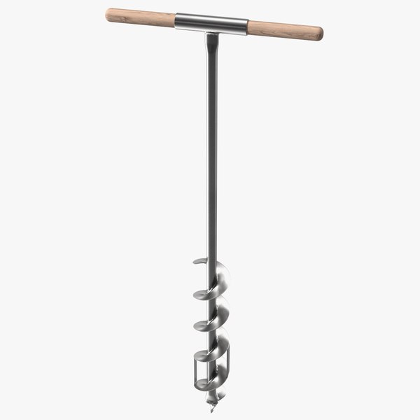 Steel Hand Drill 3D - TurboSquid 1919712