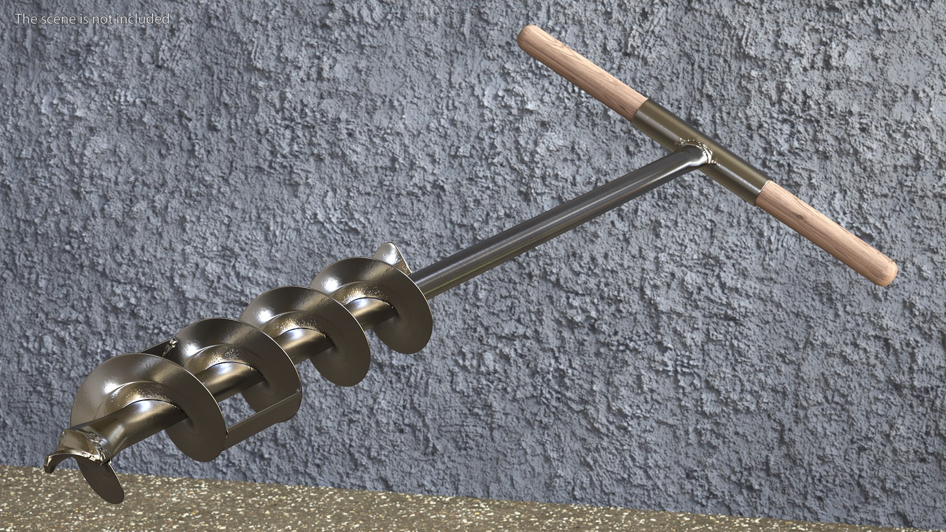 Steel Hand Drill 3D - TurboSquid 1919712