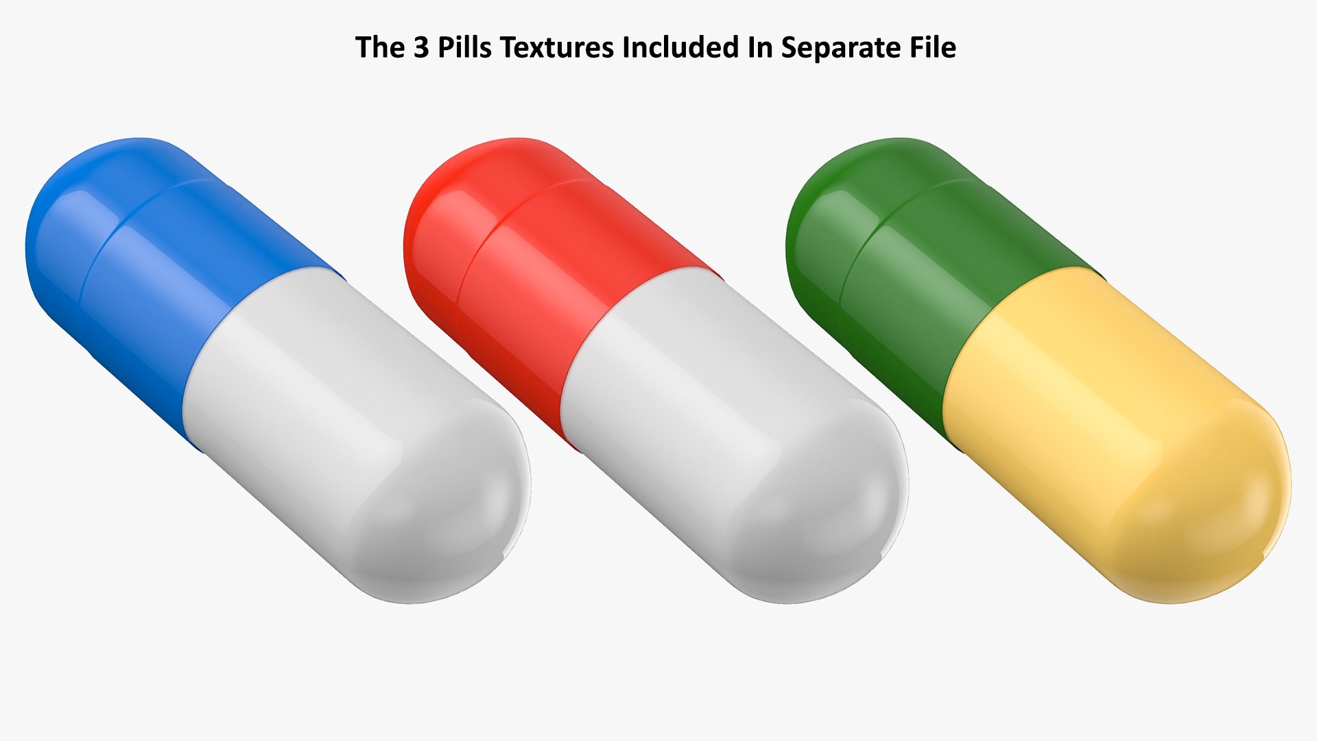 Medication Pills Collection 3D Model - TurboSquid 2169467